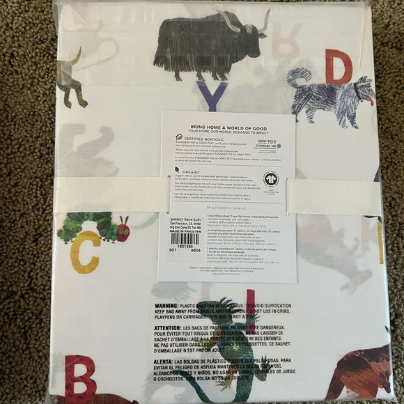 Pottery Barn Kids | Bedding | Pottery Barn Kids Eric Carle Twin Sheets ...